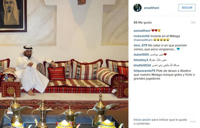 Los memes del jeque Al-Thani, presidente del Málaga CF