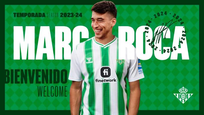 Oficial: Marc Roca, nuevo jugador del Real Betis