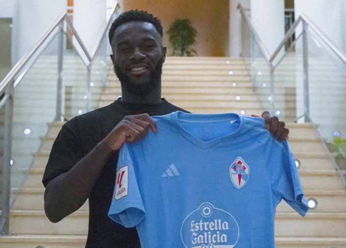 El Celta hace oficial el fichaje de Jonathan Bamba