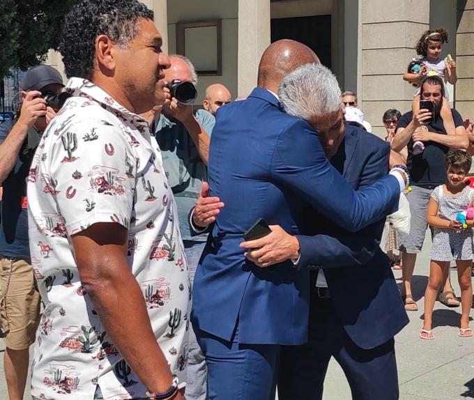 El emotivo adiós de Mauro Silva, Bebeto y Donato a Arsenio