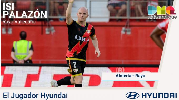 Isi Palazón, Jugador Hyundai del Almería-Rayo Vallecano