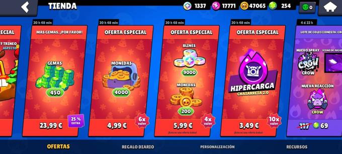 Brawl Stars y la polémica oferta de blines por dinero real