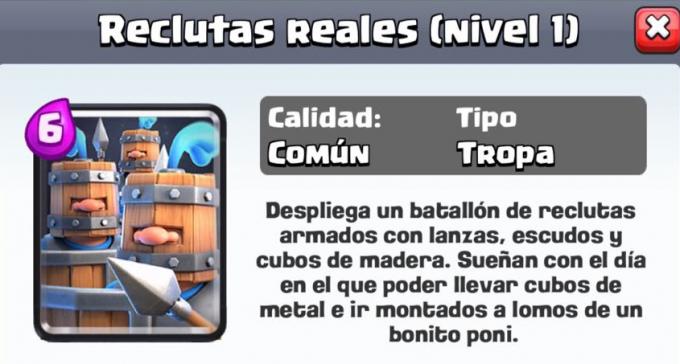 ¿Qué aportan los Reclutas Reales a Clash Royale?