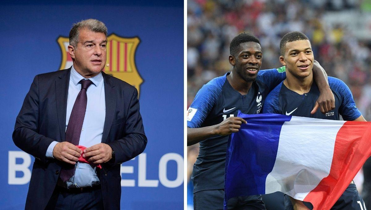 Laporta queda en evidencia por su comparación entre Mbappé y Dembélé ...