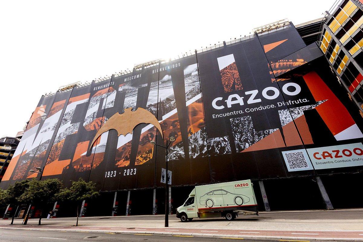 Mestalla, campo del Valencia, cumple 100 años, actos previstos, lona ...