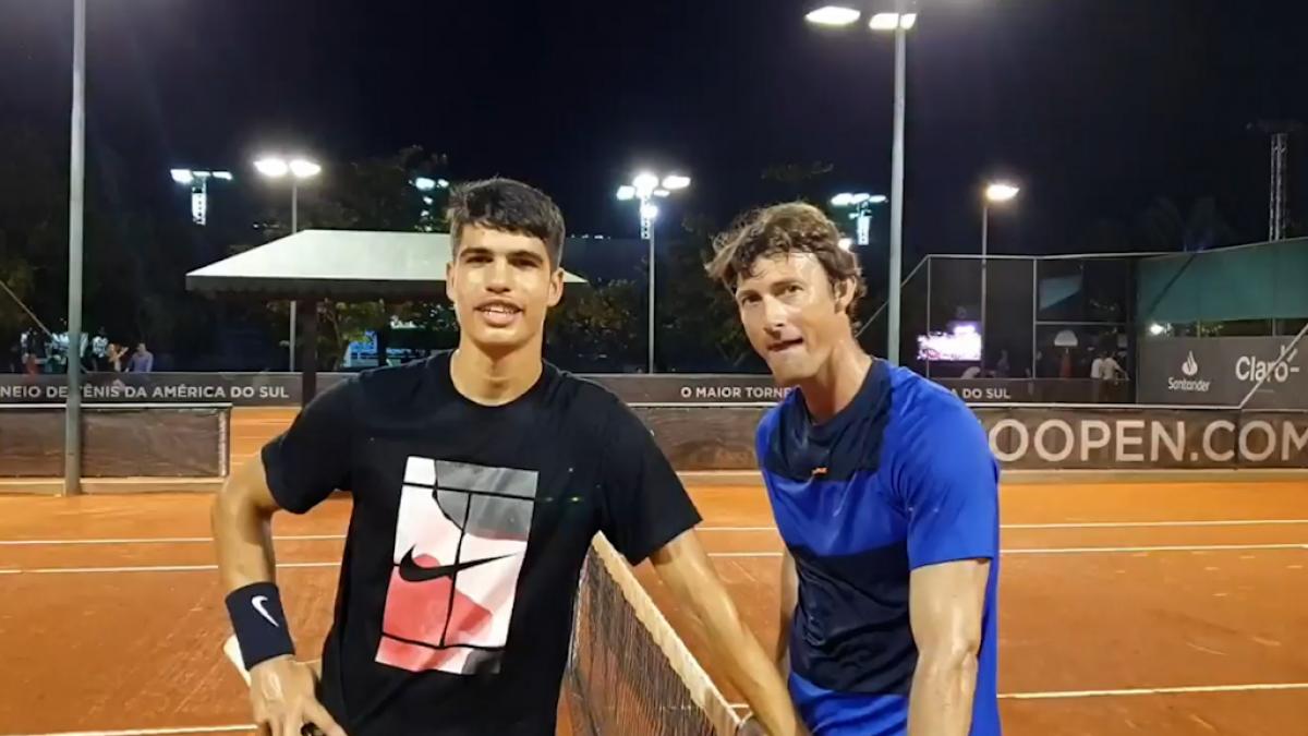 Ferrero explicaba hace años el juego de Carlos Alcaraz con la dejada ...