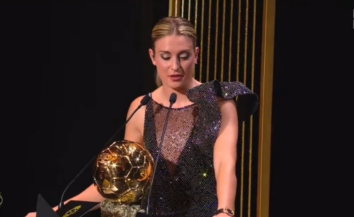 La emoción de Alexia Putellas al ganar su segundo Balón de Oro