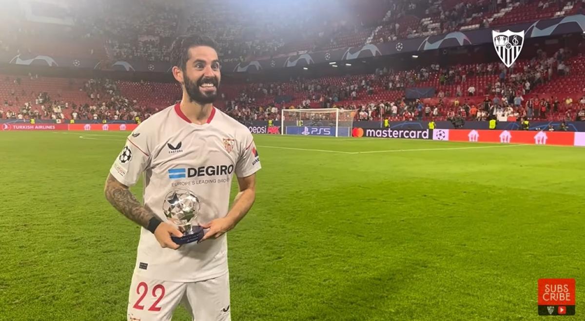 Isco y su sonrisa de 'jugón' tras su primer gol y ser MVP