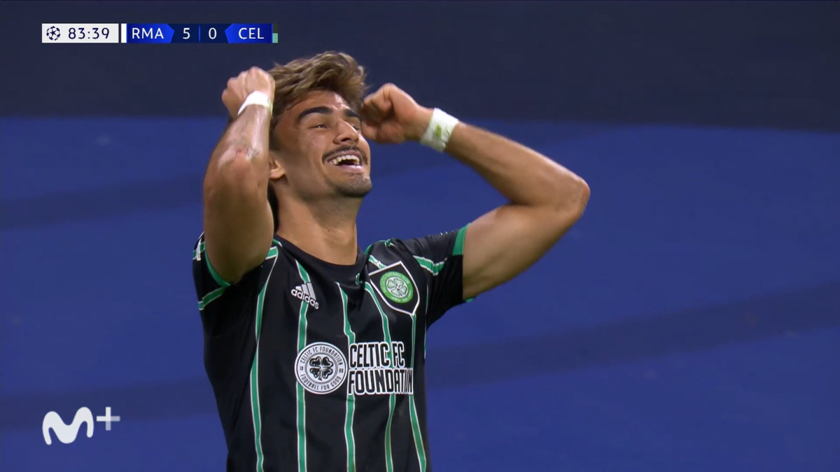 Golazo de Falta de Jota Felipe ante el Real Madrid en Champions League