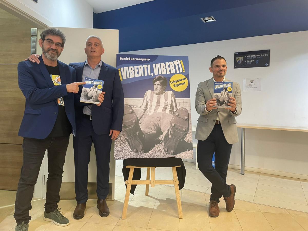 Presentación del libro sobre Sebastián Viberti, leyenda del Málaga CF