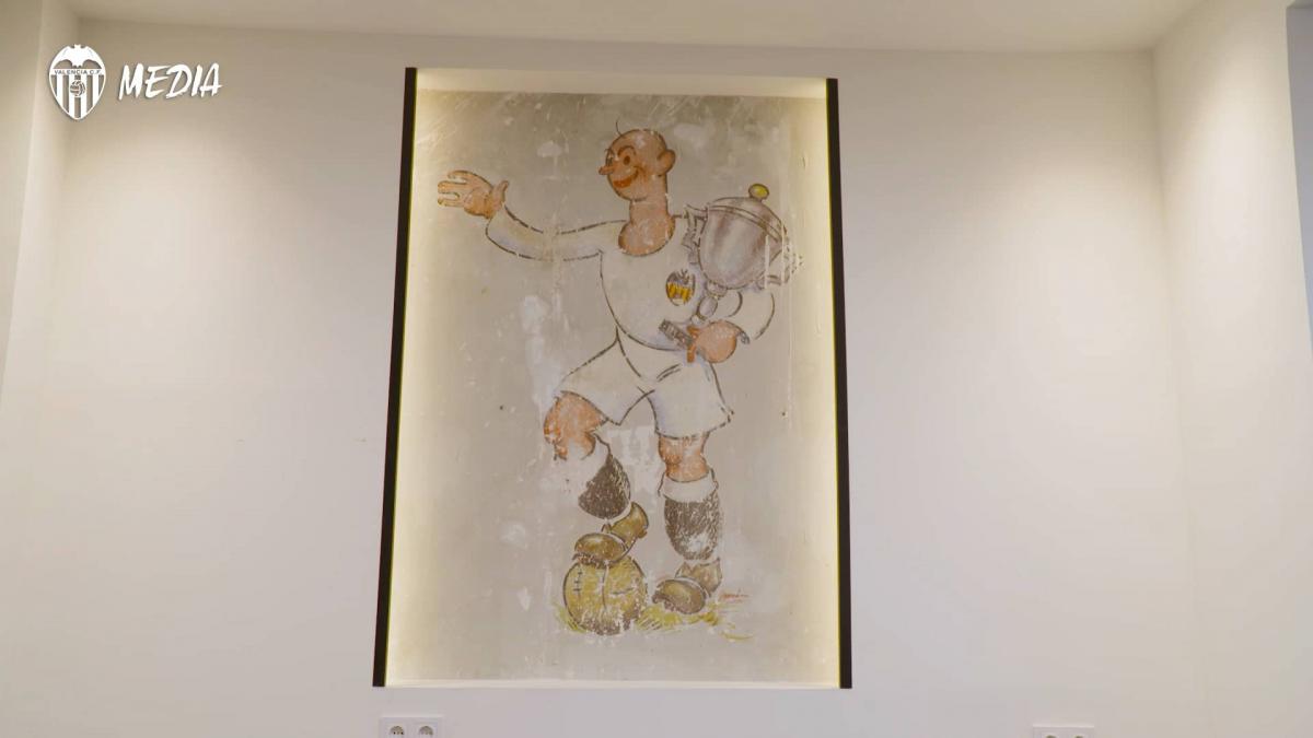 Así queda el mural del "Calvito" de Masiá, la joya valencianista oculta ...