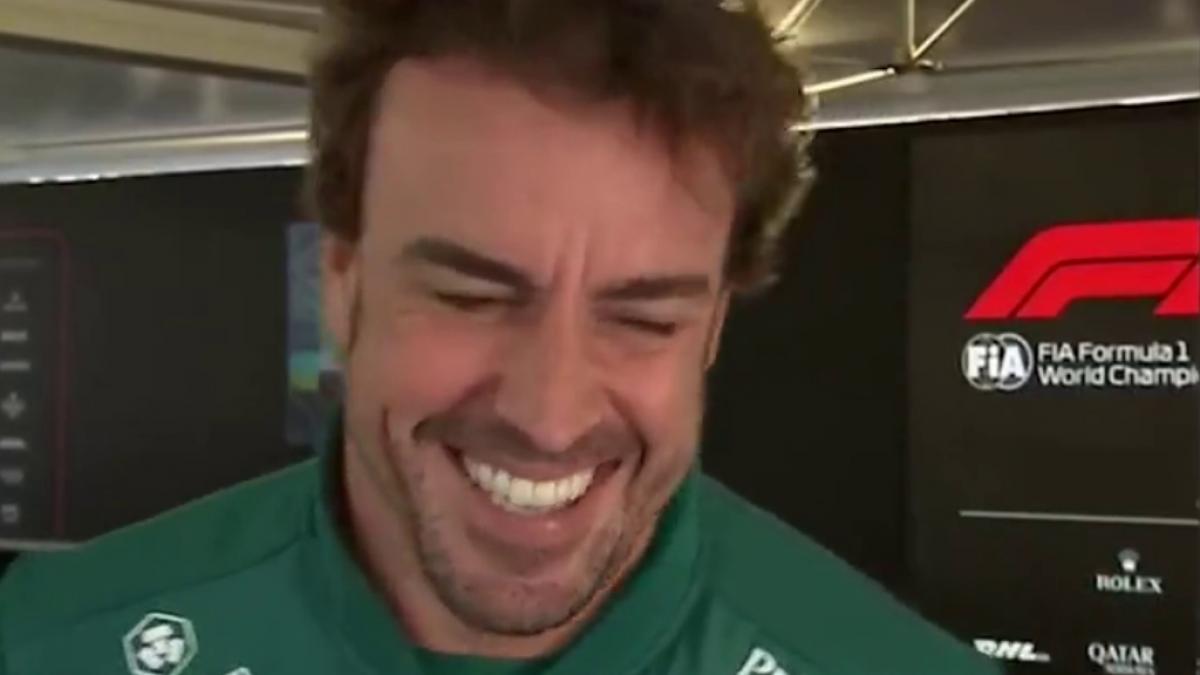 Fernando Alonso y su ataque de risa cuando le preguntan por Taylor Swift
