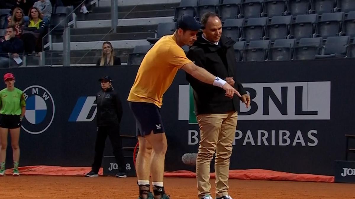 Andy Murray la tiene con el juez de silla y el ojo de halcón acaba ...