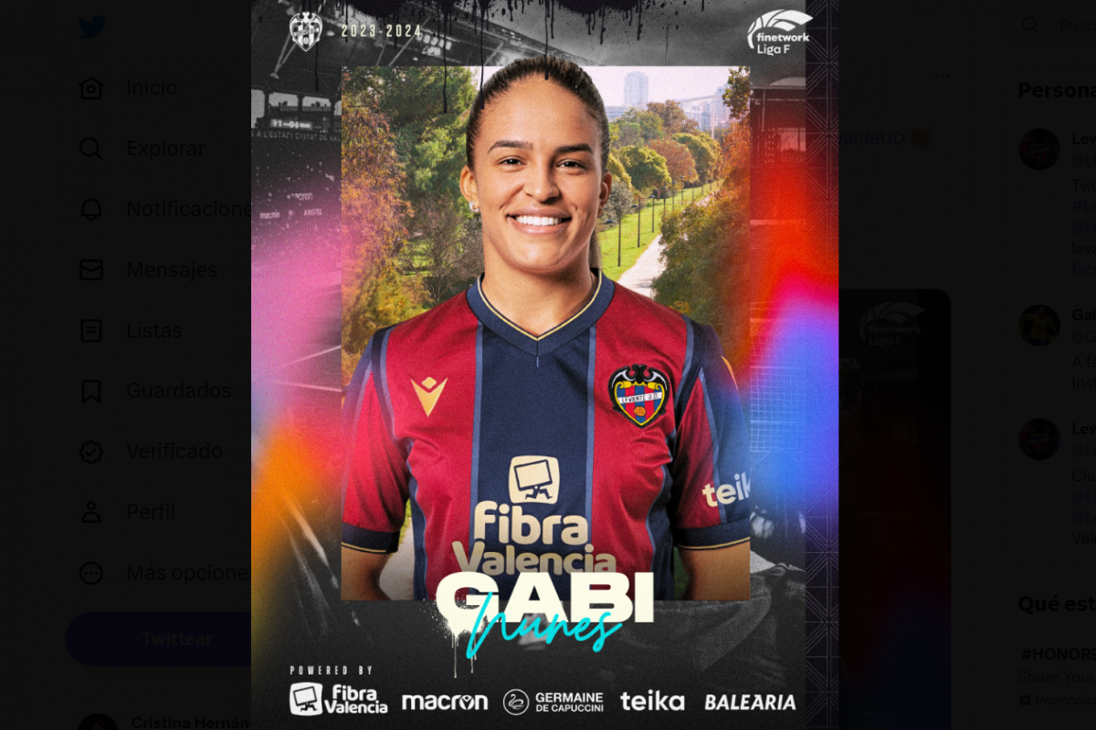 El Levante UD se refuerza en ataque con el fichaje de Gabi Nunes