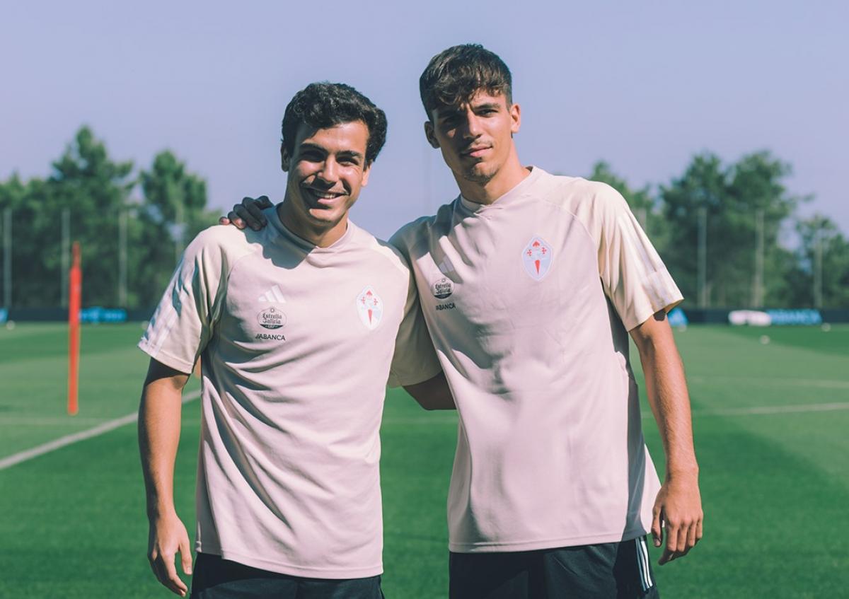 Gabri Veiga y Manu Sánchez se incorporan a la pretemporada del Celta
