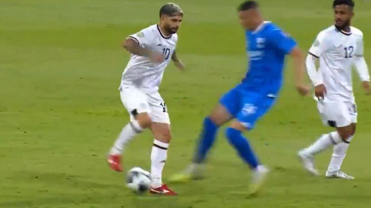 Ever Banega y su impresionante regate que deja en el suelo al rival