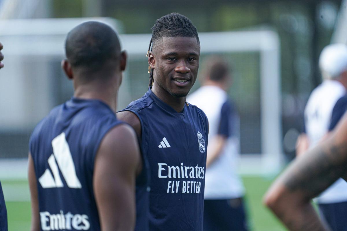 Camavinga reacciona al meme, sustituto de Courtois, Militao, Kroos ...