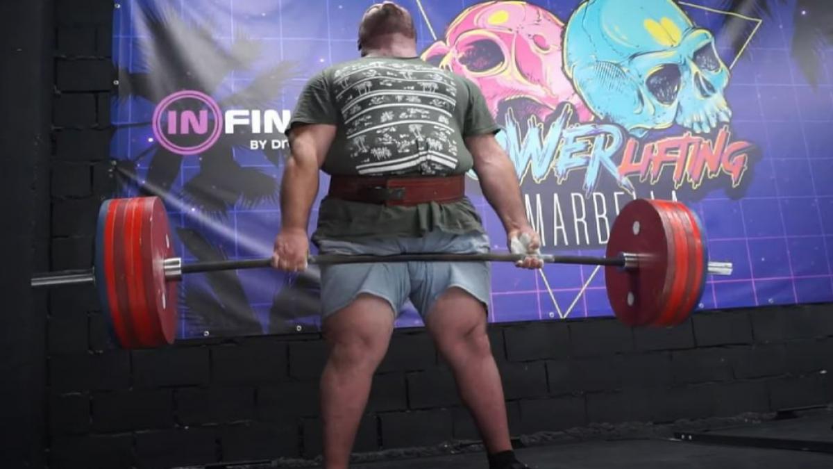 El strongman español Antonio Gutiérrez se rompe el bíceps en pleno ejercicio