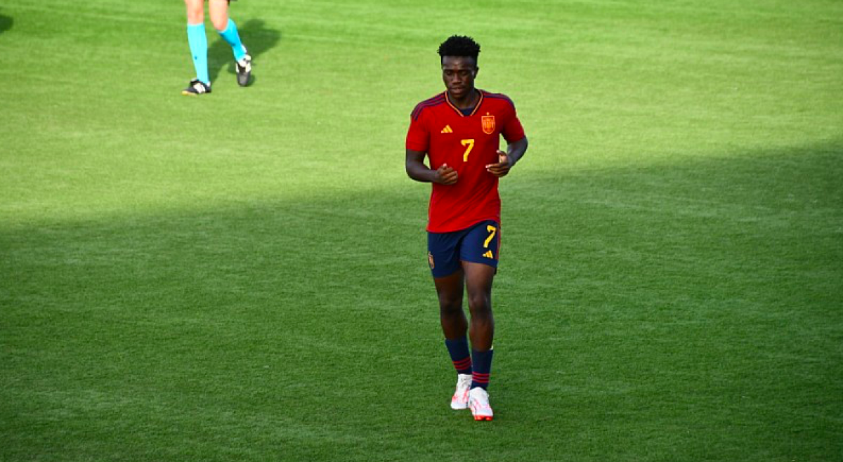 David Otorbi, el extremo de 16 años que ha entrenado con Baraja