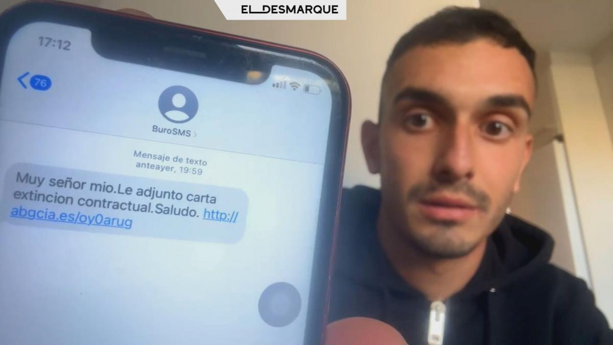 La SD Logroñés notificó el despido de Edu Martínez a través de buroSMS