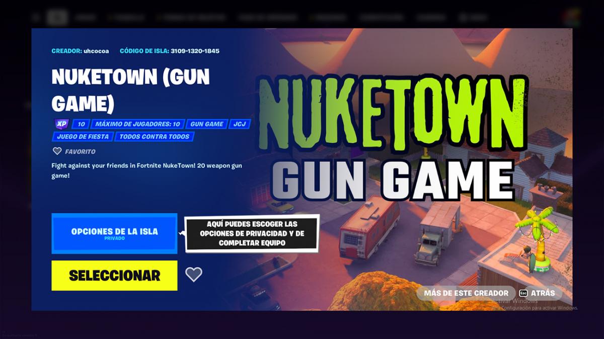 Fortnite OG: los códigos de los mejores mapas XP