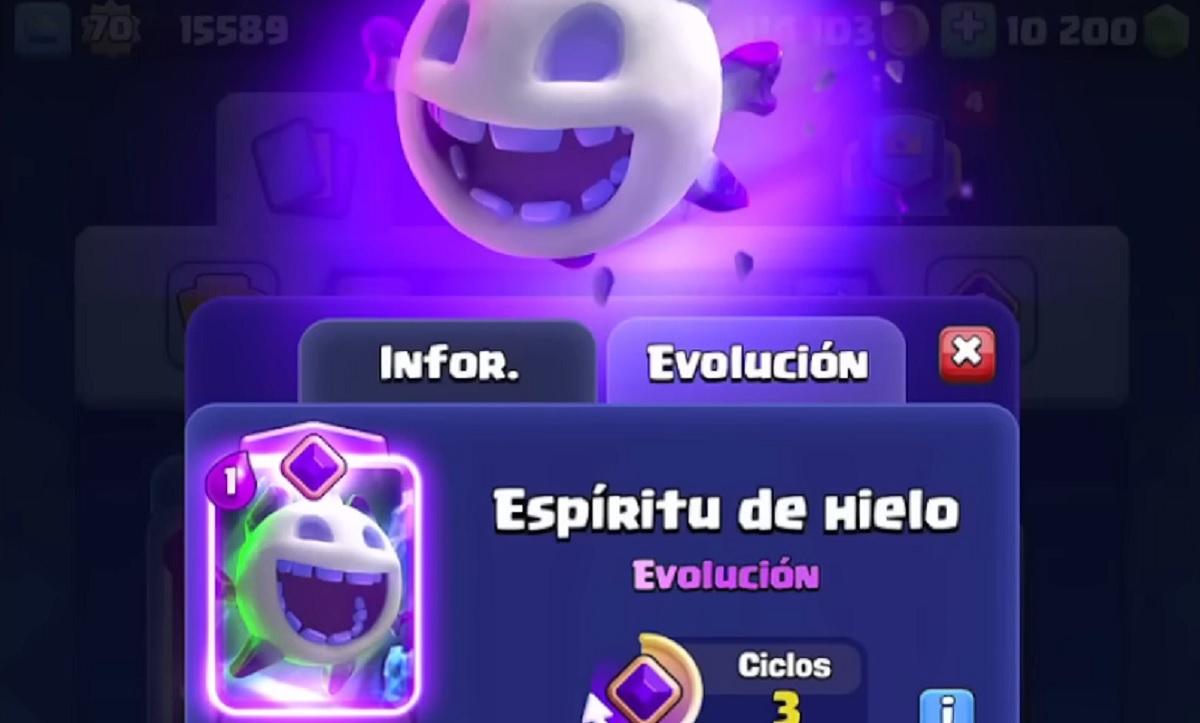Todo del espíritu de hielo evolucionado en Clash Royale: usos y stats