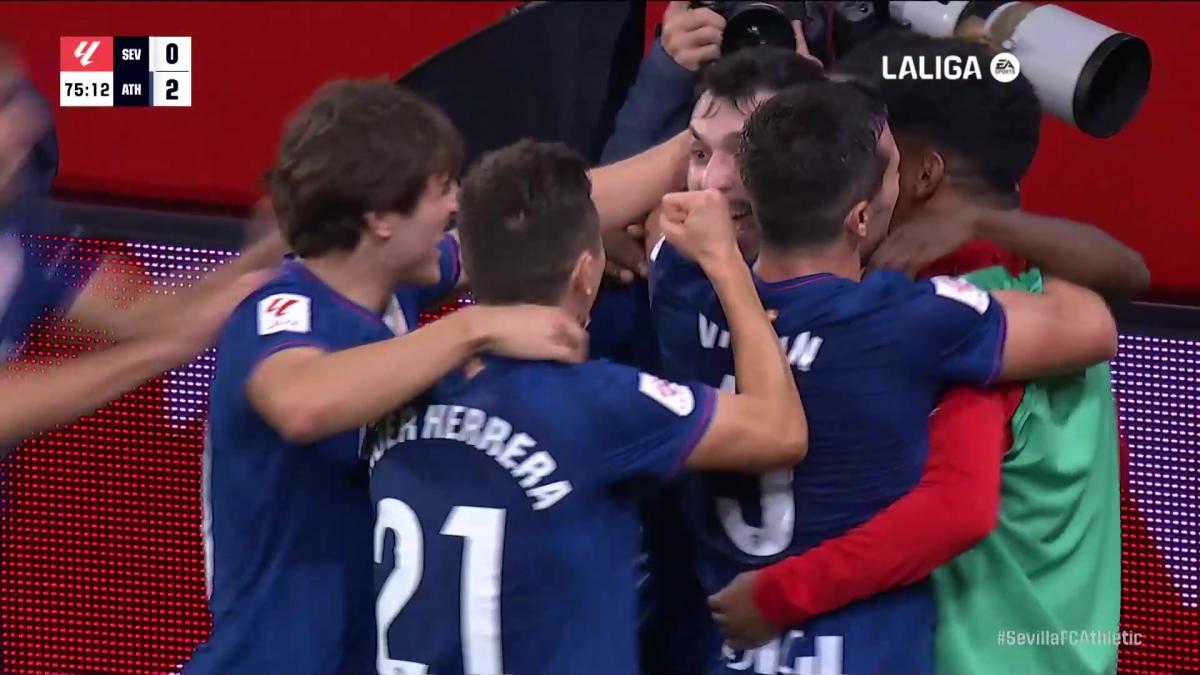 El Athletic Club vence al Sevilla en el Sánchez Pizjuán