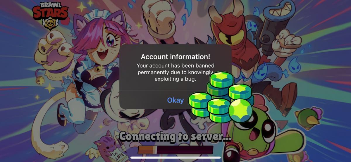 Brawl Stars anuncia baneos por el bug de las 5000 gemas