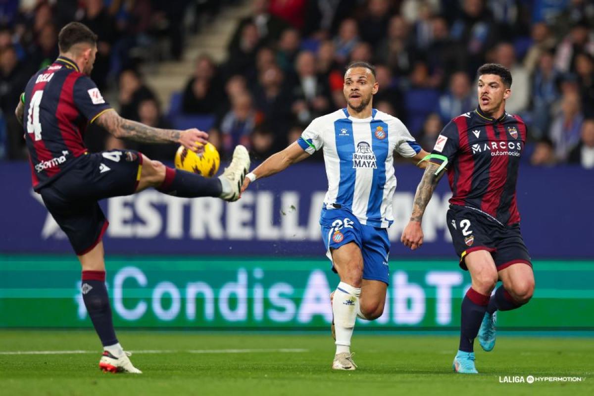 Espanyol - Levante: resumen, goles y todas las jugadas del partido
