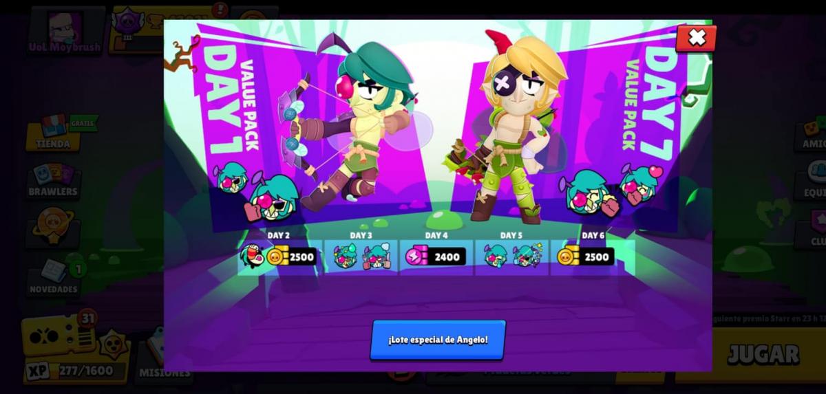 Brawl Stars lanza la oferta de Angelo, con skin gratis