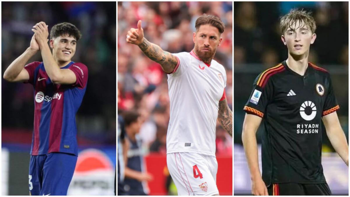 Sergio Ramos, ídolo de las nuevas perlas de la selección española