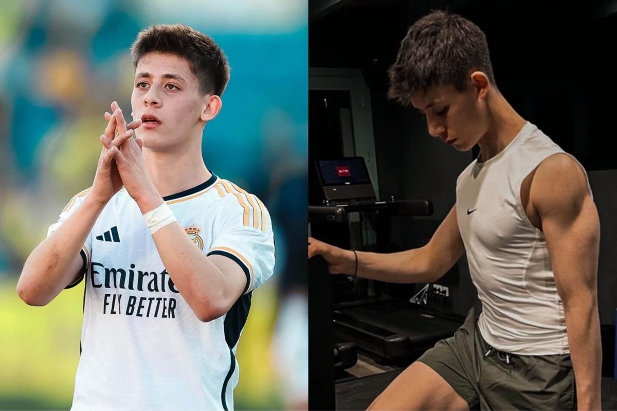 El cambio físico de Arda Güler nueve meses después de fichar por el ...