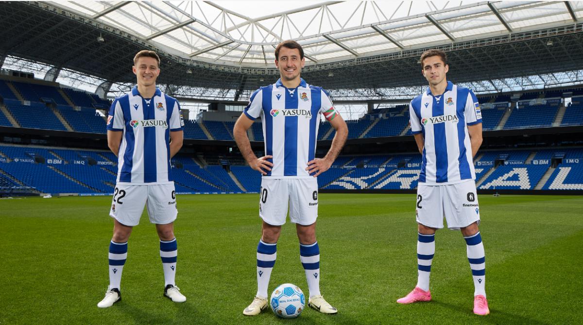 La Real Sociedad presenta su primera equipación para la 2024/25