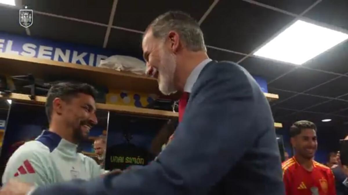 Felipe Vi Y La Viral Parodia Por Su Visita Al Vestuario De España Tras