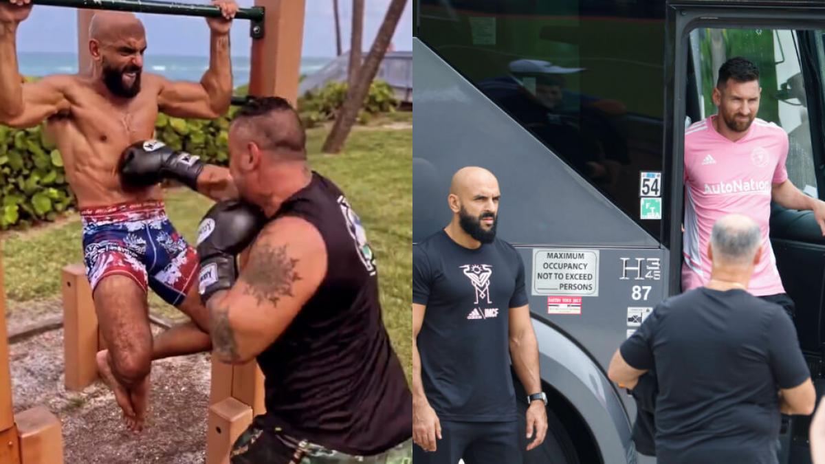 El tremendo entrenamiento del guardaespaldas de Leo Messi