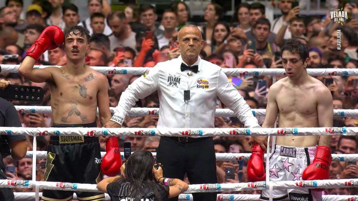 Un boxeador de La Velada del año 4 subió al ring con la mano rota