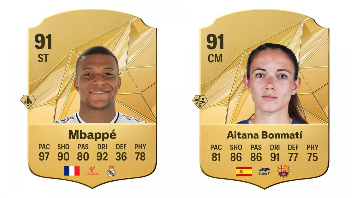 Los jugadores mejor valorados en EA Sports FC 25