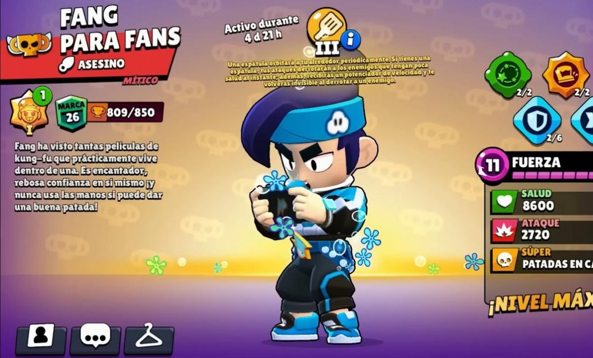 Brawl Stars explica el futuro de la skin de Fang, ¿limitada o exclusiva?