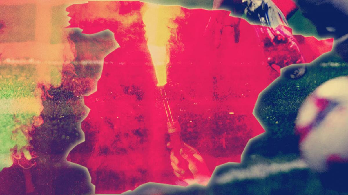 Así está el mapa de ultras en el fútbol español