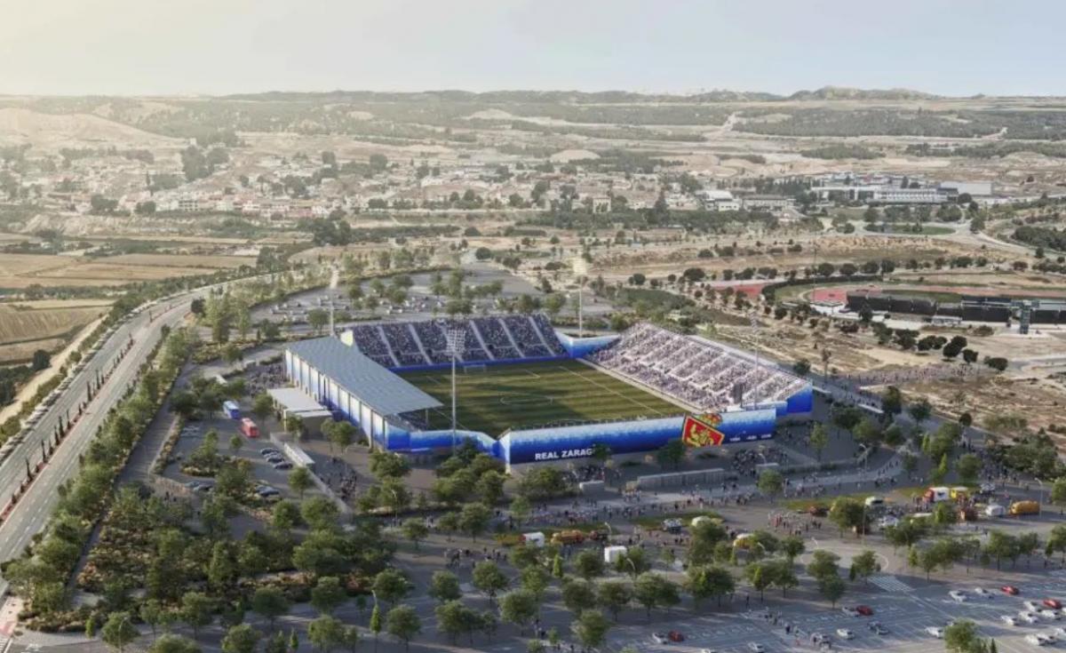 El Real Zaragoza no inaugurará el nuevo estadio modular