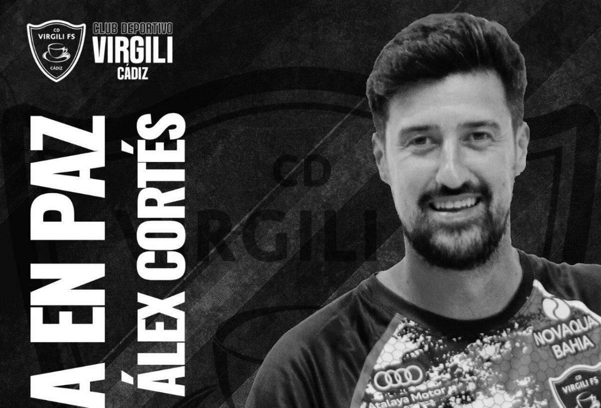 Muere Álex Cortés, miembro del cuerpo técnico del CD Virgili Cádiz