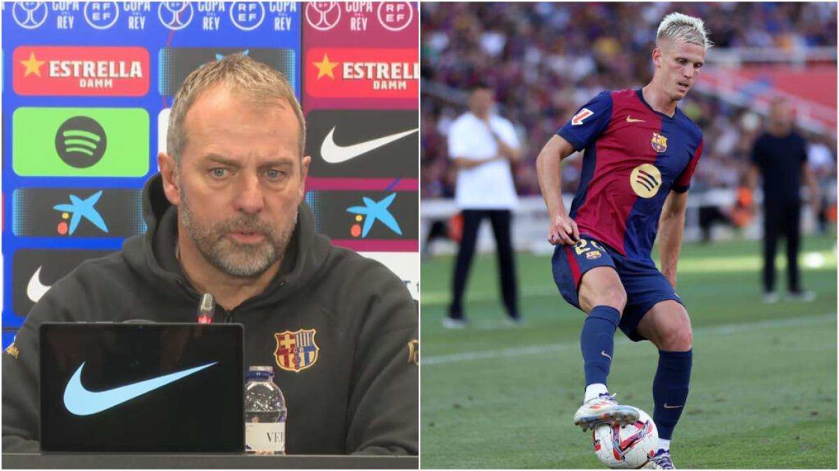 Hansi Flick evita hablar del caso Dani Olmo