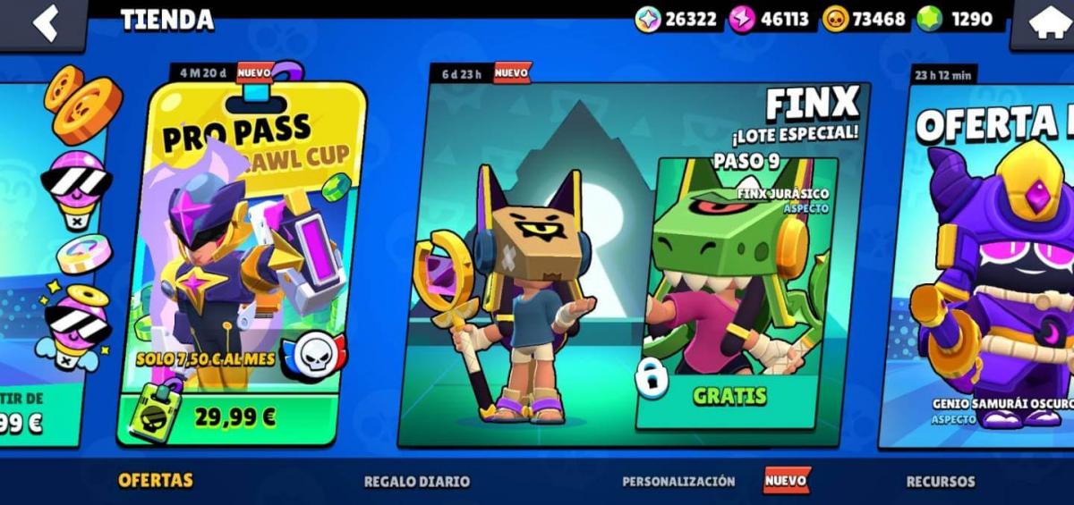 Brawl Stars: la oferta y recompensas del lanzamiento de Finx
