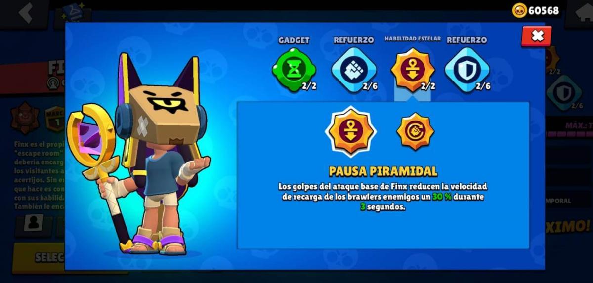 Brawl Stars: la mejor build para ganar partidas con Finx