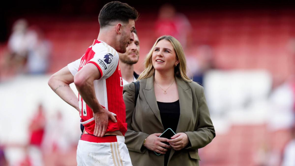 Ataques gordófobos a la novia de Declan Rice tras los goles al Real Madrid