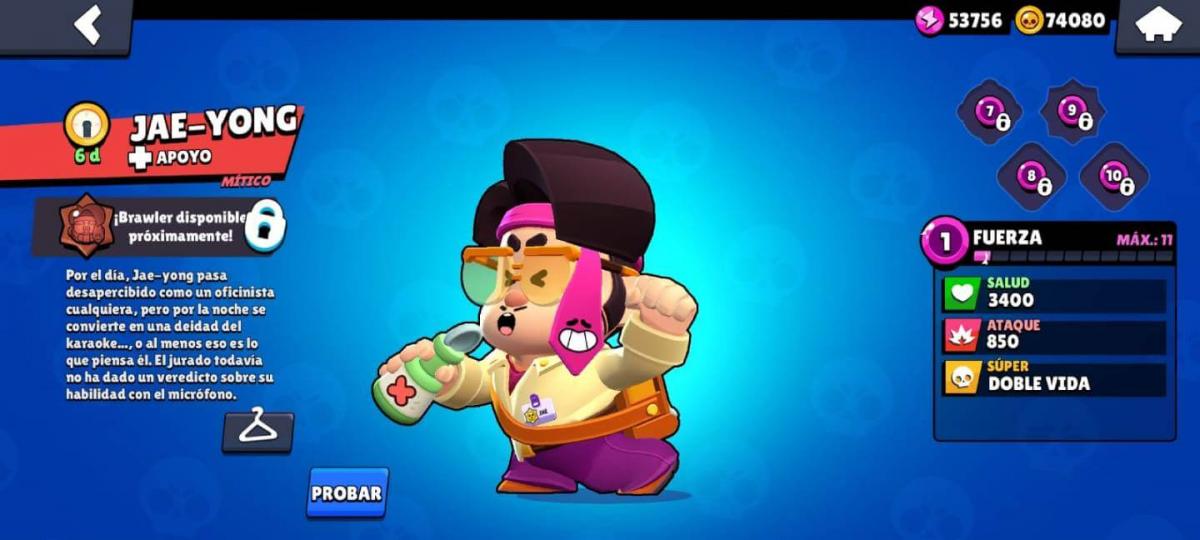 Brawl Stars: estadísticas completas de Jae-yong y su doble ataque