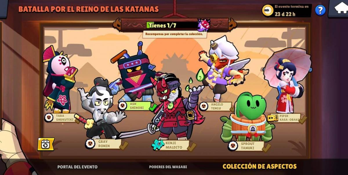 Brawl Stars: cómo conseguir todas las skins gratis del sushi