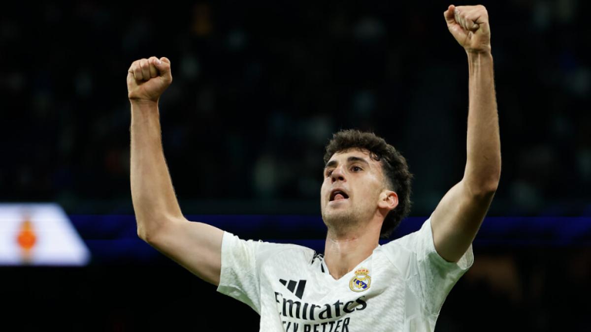 La emoción de Jacobo Ramón al meter su primer gol con el Madrid