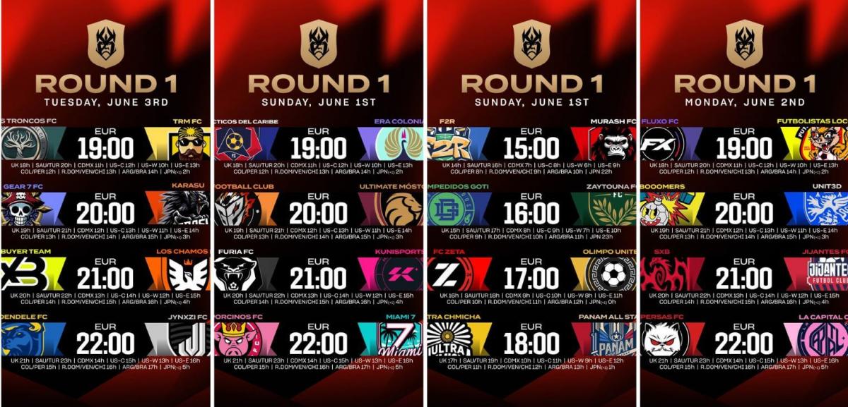 Mundial Kings League Todas Las Fechas De La Ronda 1 Partidos Y Horarios
