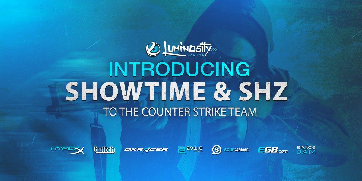 Luminosity ficha a SHOOWTiME y shz para su roster de CS:GO